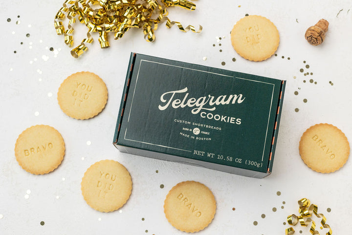 Gift Boxes – French Shortbread – Telegram Cookies