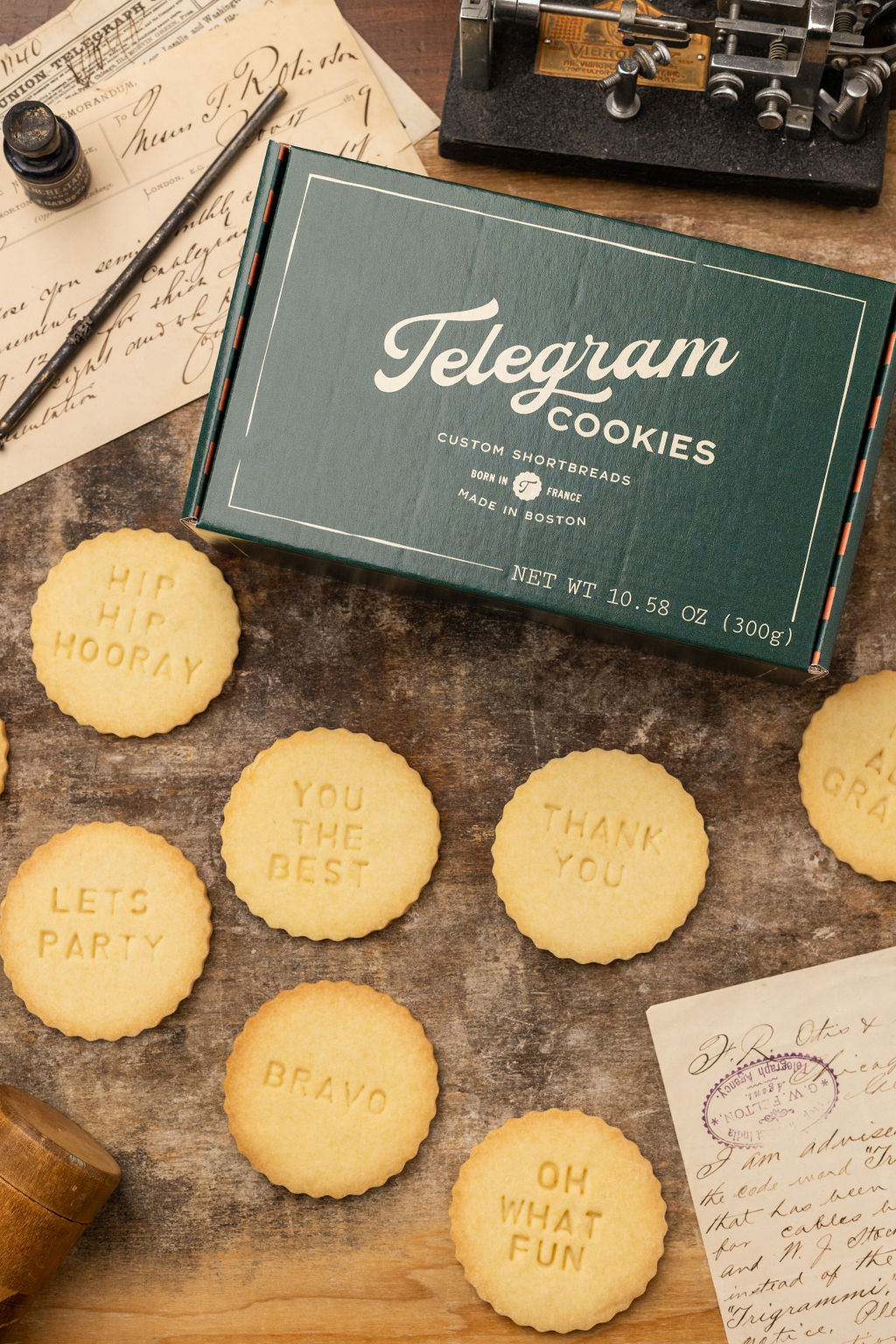 Telegram Cookies – French Shortbread